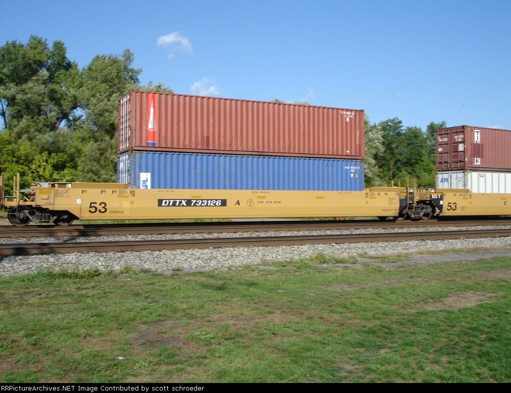 DTTX 733126A Double Stackcar EB